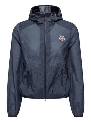 Moncler Edasic Zip-up Hooded Jacket - Night Blue