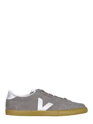 VEJA Logo Lace-up Low-top Sneakers - Gray