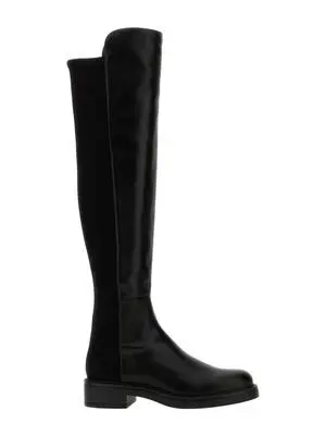 STUART WEITZMAN Round Toe Tall Boots - Black