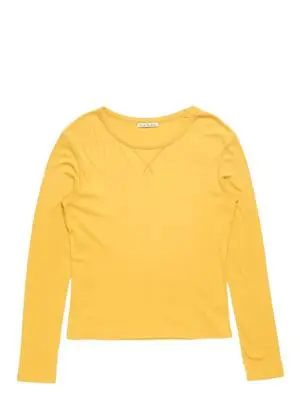 Acne Studios Sprayed Logo T-shirt - Yellow