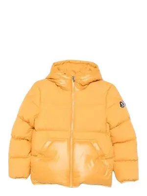 Moncler Down Jacket With Hood - Medium Yellow