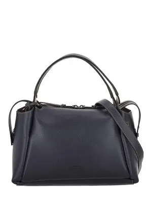 TOD'S Zippered Shoulder Bag - Black