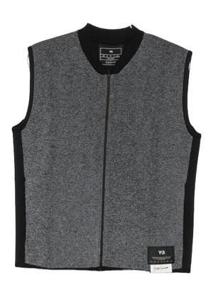 Y3 Y-3 Skull Print Zip-Up Gilet