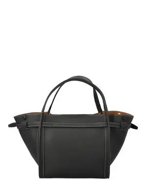 TOD'S Timeless Leather Tote Bag - Black