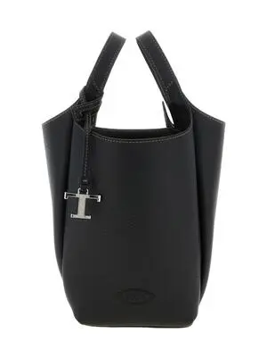 TOD'S Timeless Mini Bucket Bag - Black