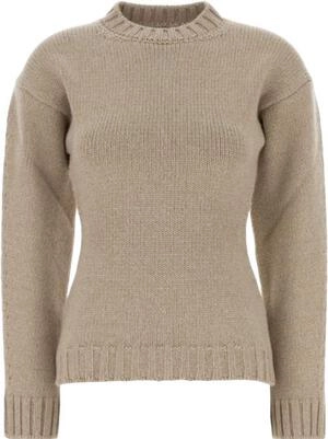 JIL SANDER Long Sleeved Jumper - Beige