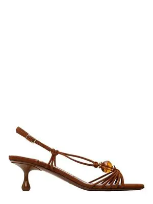JIMMY CHOO Lova 50 High-heeled Sandals - Tan