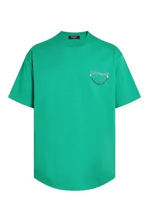 LIUREGALI Short-sleeved T-shirt With Logo Detail - Green