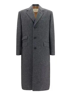 Valentino Garavani Single-breasted Coat - Grey