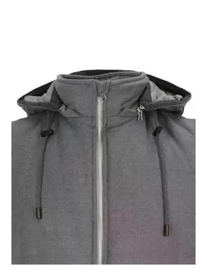 L.B.M. 1911 Quilted Hooded Gilet - Grey
