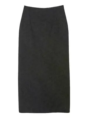 Cecilie Bahnsen Eira Matelassé Midi Skirt - Black