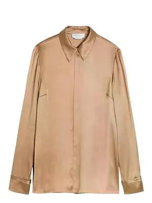 GABRIELA HEARST Gabriela Hearst Cruz Satin Shirt