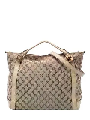 Gucci Gg Canvas Miss Gg Satchel - Neutrals
