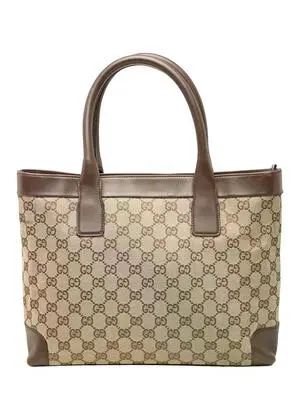 Gucci Gg Canvas Tote Bag - Neutrals