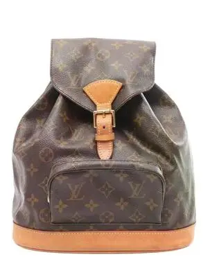 LOUIS VUITTON Monogram Montsouris Mm Backpack - Brown