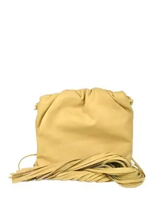 Bottega Veneta 1990-2000s Fringe Leather Shoulder Bag - Neutrals