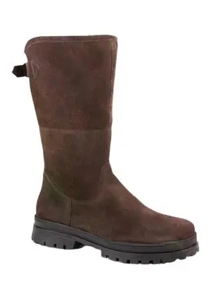 DIRNDL & BUA Suede Side-zip Boots - Brown