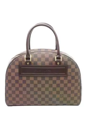 LOUIS VUITTON Damier Ebene Nolita Handbag - Brown