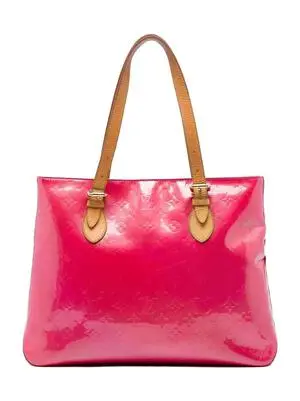 LOUIS VUITTON Monogram Vernis Brentwood Tote Bag - Pink