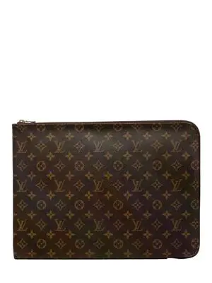 LOUIS VUITTON Monogram Etui Voyage Gm Clutch Bag - Brown