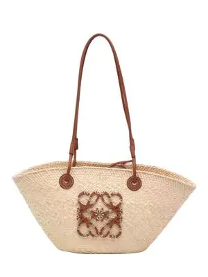 Loewe Small Raffia Tote Bag - Neutrals