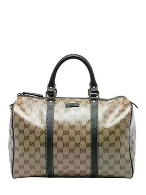Gucci Medium Gg Crystal Joy Boston Bag - Neutrals