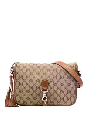 Gucci Gg Canvas Marrakech Crossbody Bag - Neutrals