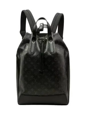 LOUIS VUITTON Monogram Eclipse Explorer Backpack - Black
