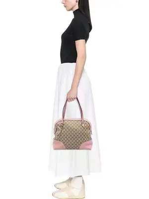 Gucci Gg Canvas Dome Shoulder Bag - Neutrals