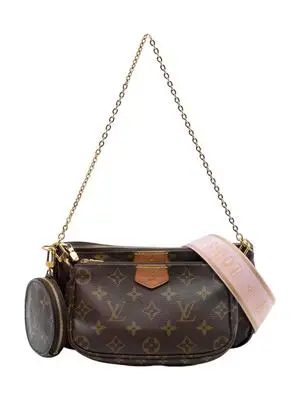 LOUIS VUITTON Monogram Multi Pochette Accessoires Satchel - Brown