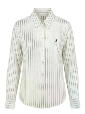 Patrizia Pepe Striped Long-sleeve Shirt - Neutrals
