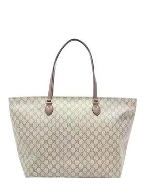 Gucci Gg Supreme Ophidia Tote Bag - Neutrals