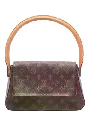 LOUIS VUITTON Monogram Mini Looping Shoulder Bag - Brown