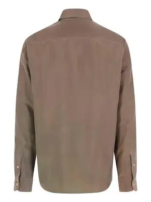 Valentino Garavani Silk Long-sleeve Shirt - Brown