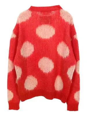 MARNI Marni Fuzzy Wuzzy Mohair Polka Dot Sweater
