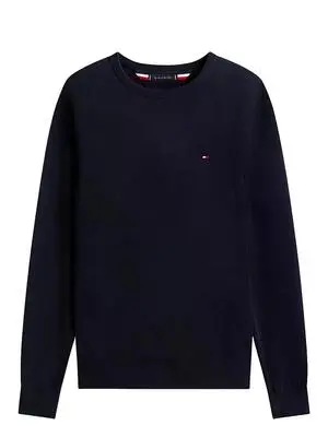 TOMMY HILFIGER Tommy Hilfiger Embroidered Logo Crew Neck Sweater
