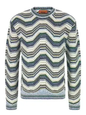 Missoni Geometric Zigzag Sweater - Neutrals
