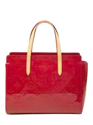LOUIS VUITTON Louis Vuitton Monogram Vernis Catalina BB Handbag Red