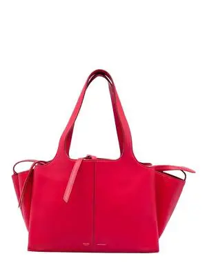Celine Small Trifold Tote Bag - Red
