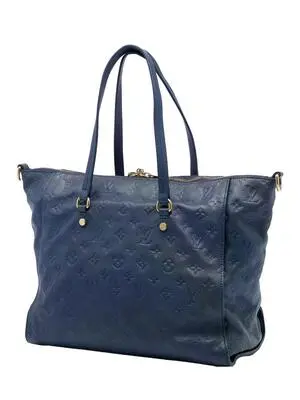 LOUIS VUITTON Louis Vuitton Monogram Empreinte Lumineuse PM Satchel Blue