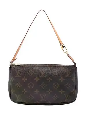 LOUIS VUITTON Monogram Pochette Accessoires Shoulder Bag - Brown