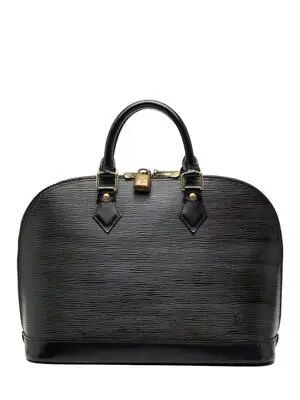 LOUIS VUITTON Epi Alma Pm Handbag - Black