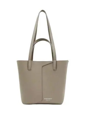 EMPORIO ARMANI Emporio Armani Logo-Print Leather Shoulder Bag
