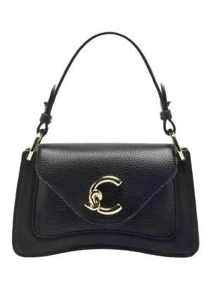 COCCINELLE Logo Plaque Tote Bag - Black