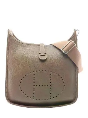 Hermès Clemence Evelyne Iii Pm Crossbody Bag - Brown