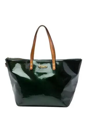 LOUIS VUITTON Louis Vuitton Monogram Vernis Bellevue GM Handbag Green