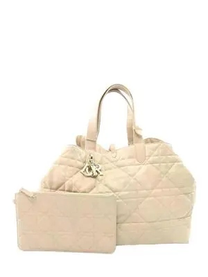 Dior Macrocannage Tote Bag - Neutrals