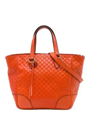 Gucci Gucci Small Microssima Bree Satchel Orange