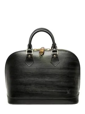 LOUIS VUITTON Epi Alma Pm Handbag - Black