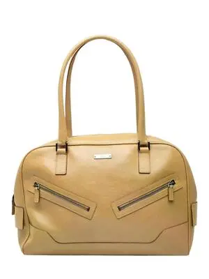 Gucci Calfskin Handbag - Brown